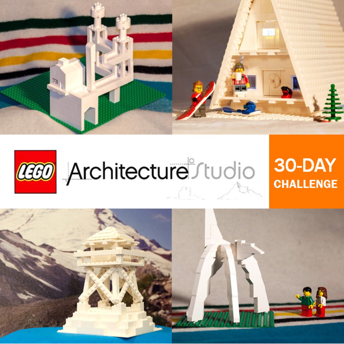 Lego Architecture Studio 30-day challenge - Tom Alphin